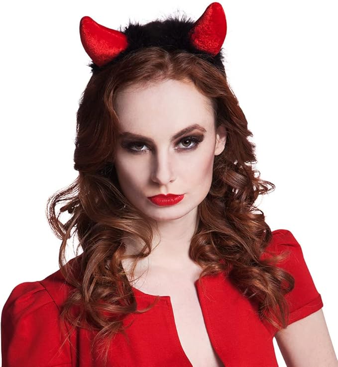 Girls Night Out Devil Horns Headband - Party Buz
