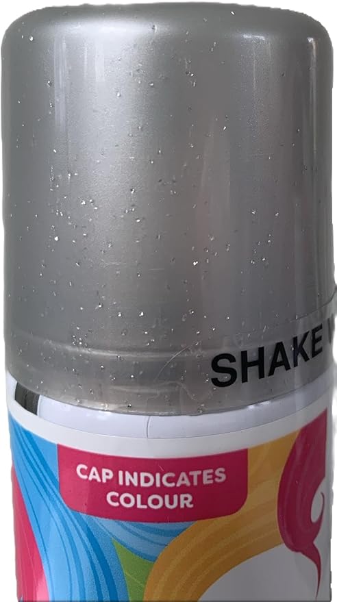 Silver Hair Spray – Pack of 2 - Party Buz