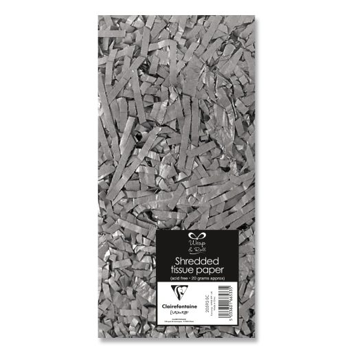 Shredded Silver Tissue Set of 2 - Party Buz