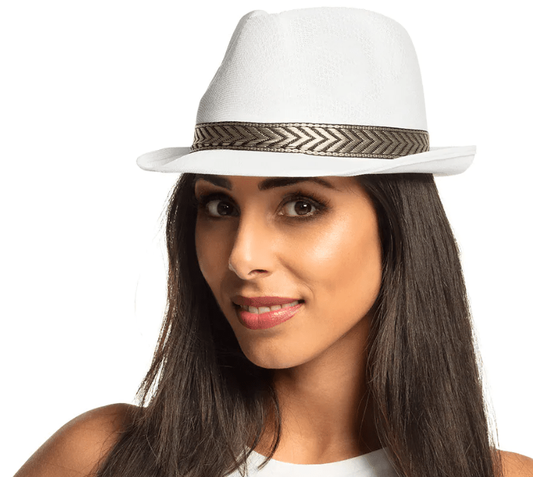Hat Funky white – Party Buz